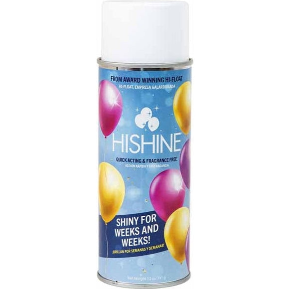 Hi-Float Hi-Shine Balloon Spray 12oz Aerosol – Party Stuff
