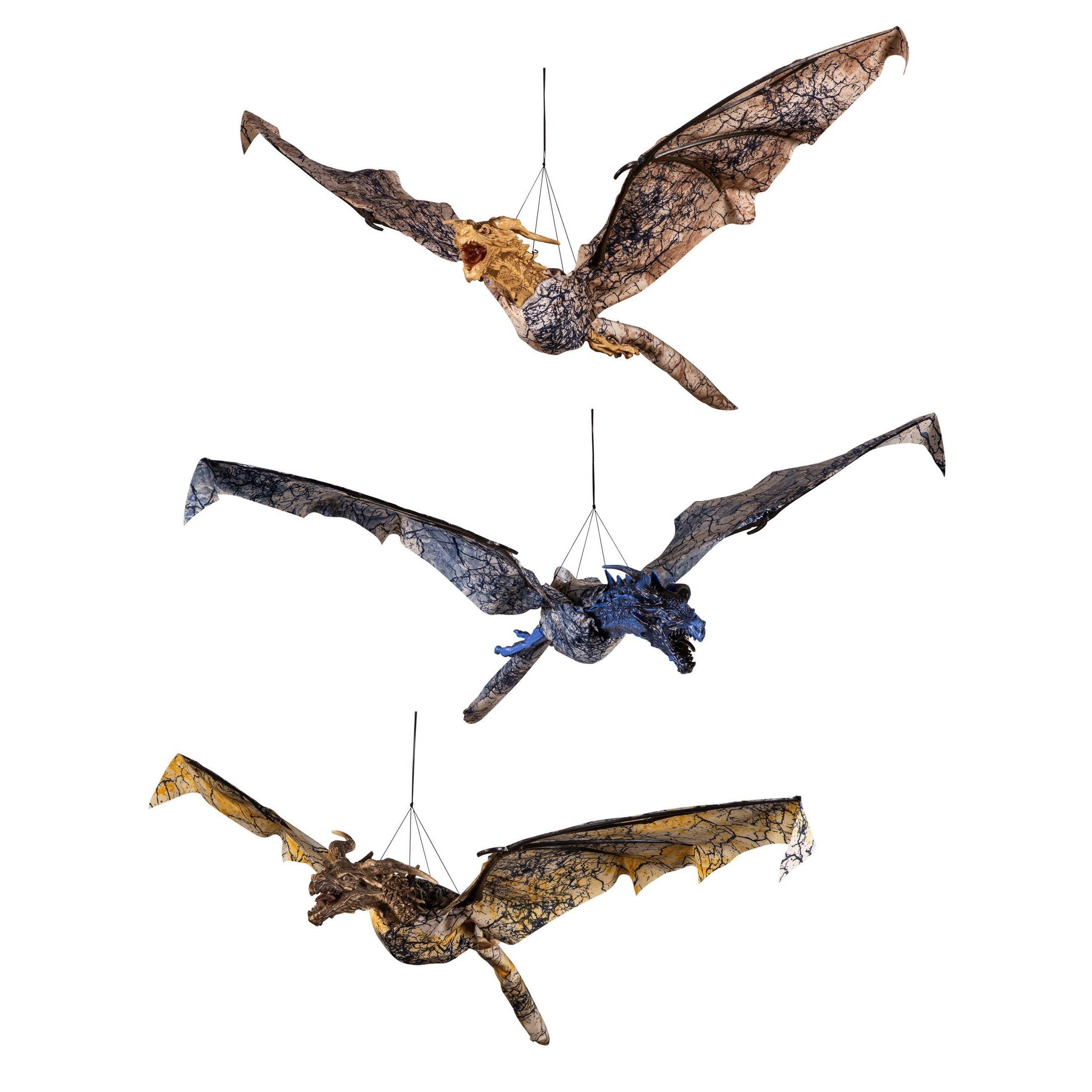 Animated Dragon with Lights and Sounds Hanging Decor – Party Stuff