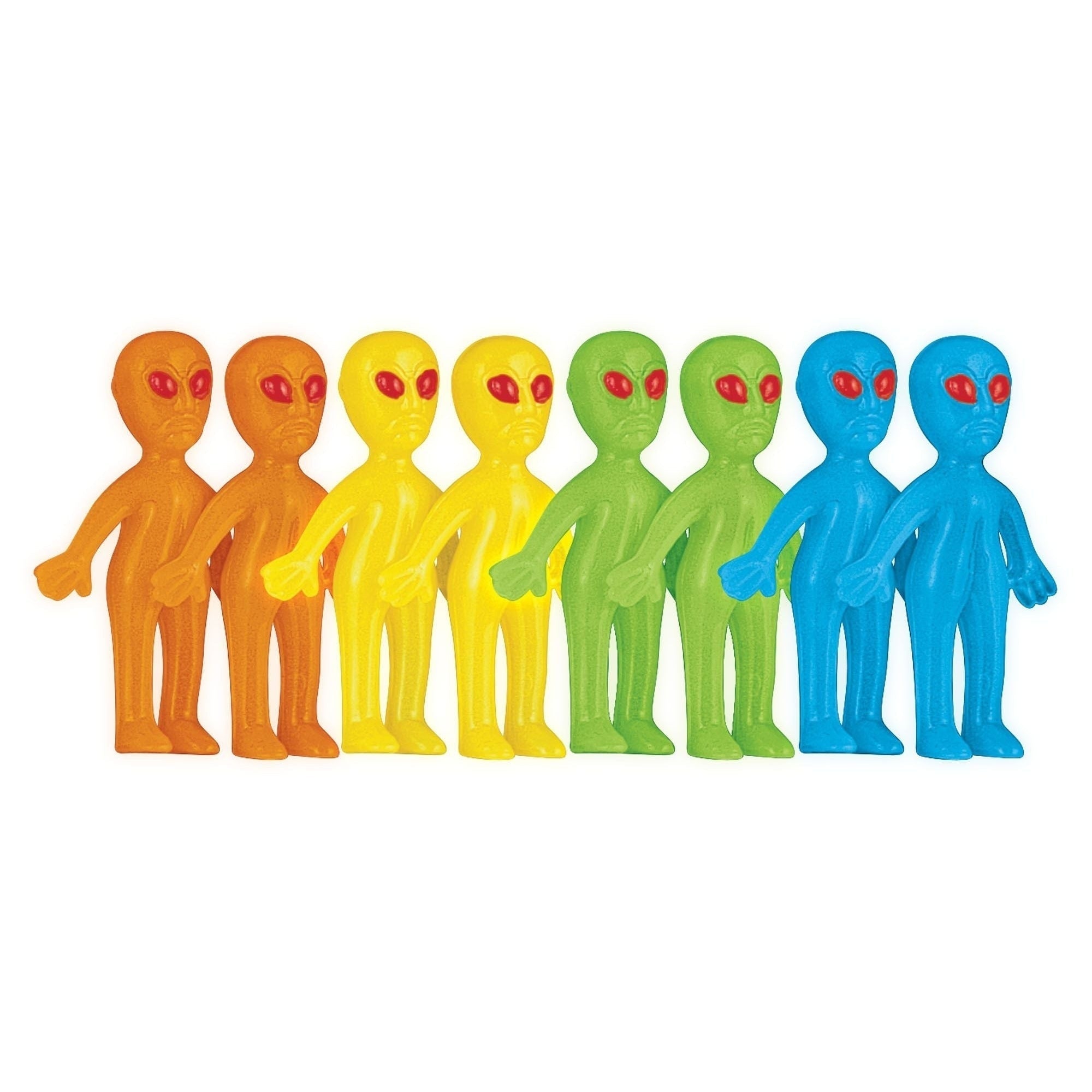 Favor - Glow in the Dark, Blast Off Birthday, Aliens, 8 Count – Party Stuff