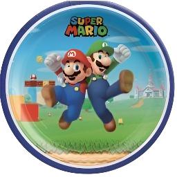 Plates - Super Mario, 9" – Party Stuff