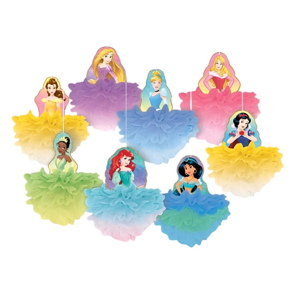 Disney Princess Deluxe Fluffy Decorations – Party Stuff