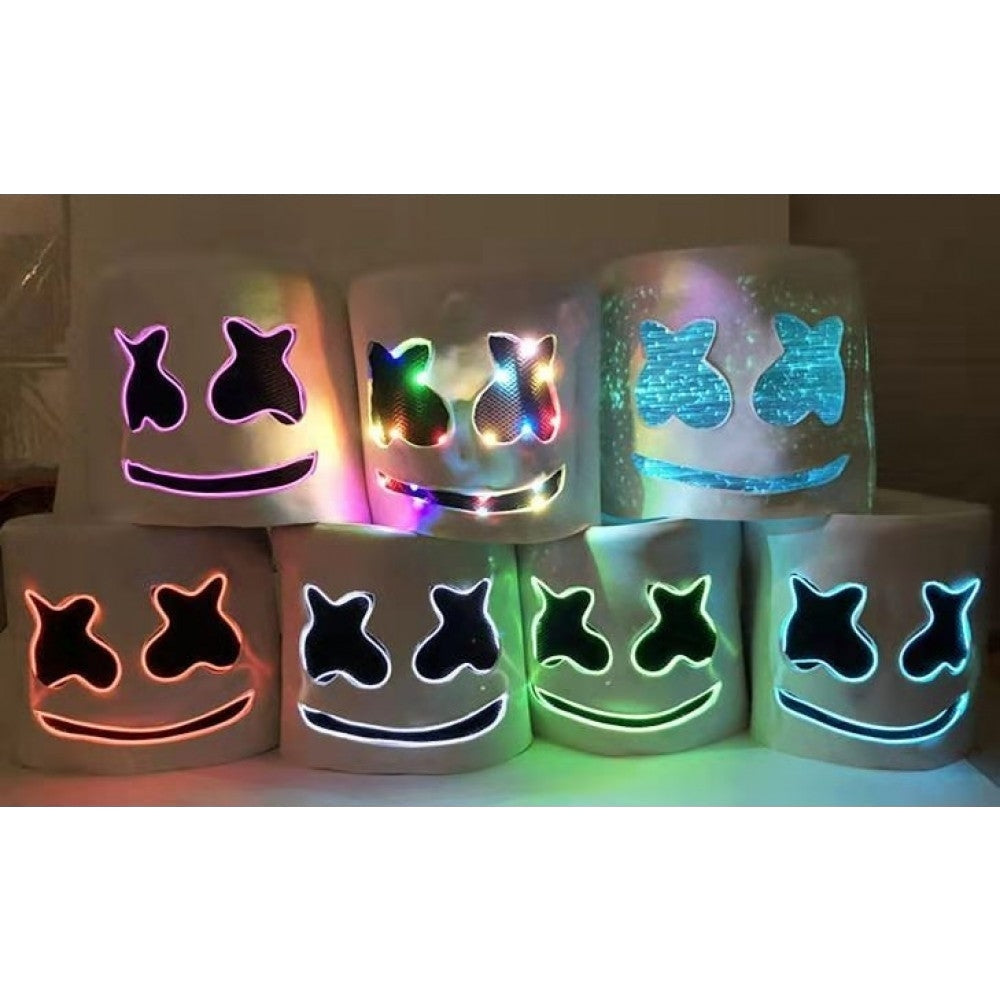 Mask - Light Up Marshmellow | Party Stuff