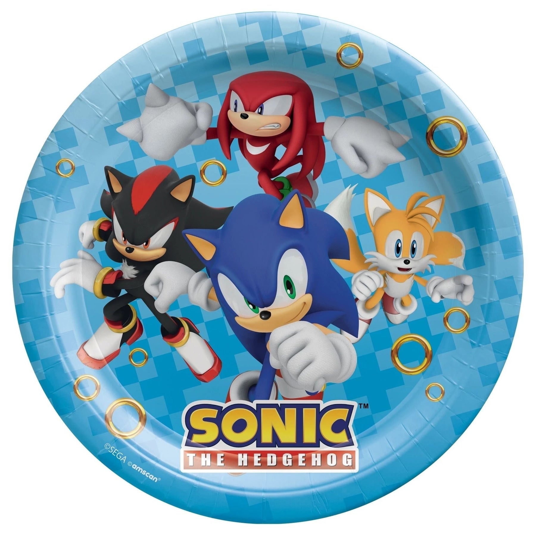 Plates - Sonic, Round 9" – Party Stuff
